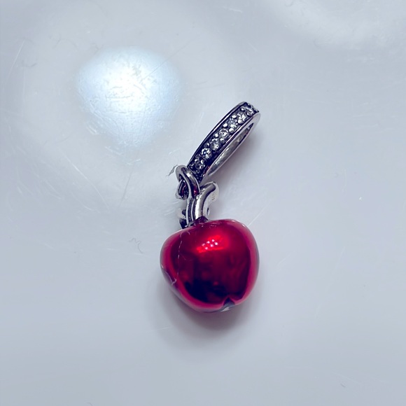 Independent | Jewelry | Murano Glass Red Apple Charm S925 Sterling ...